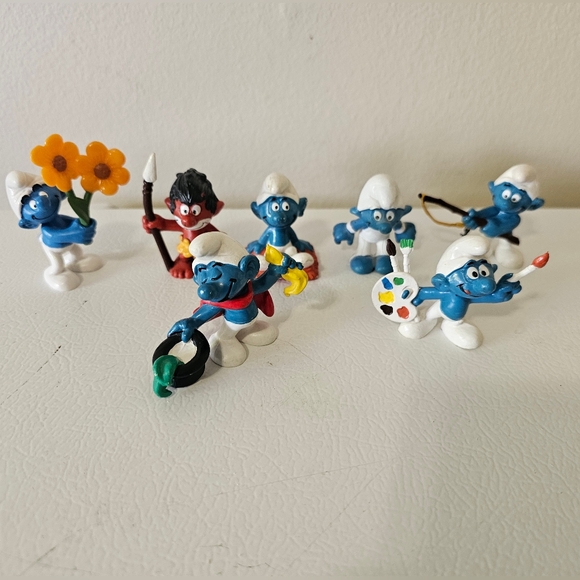 Smurfs | Toys | The Smurfs Figures Set Of 7 | Poshmark